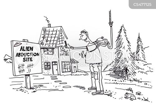 Alien Abduction Cartoons and Comics - funny pictures from CartoonStock