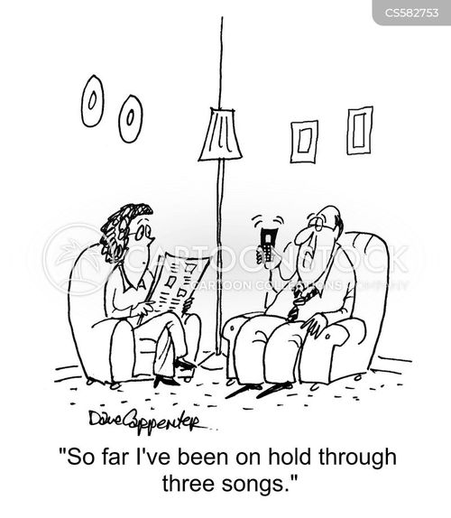 Call Center Hold Cartoons and Comics - funny pictures from CartoonStock