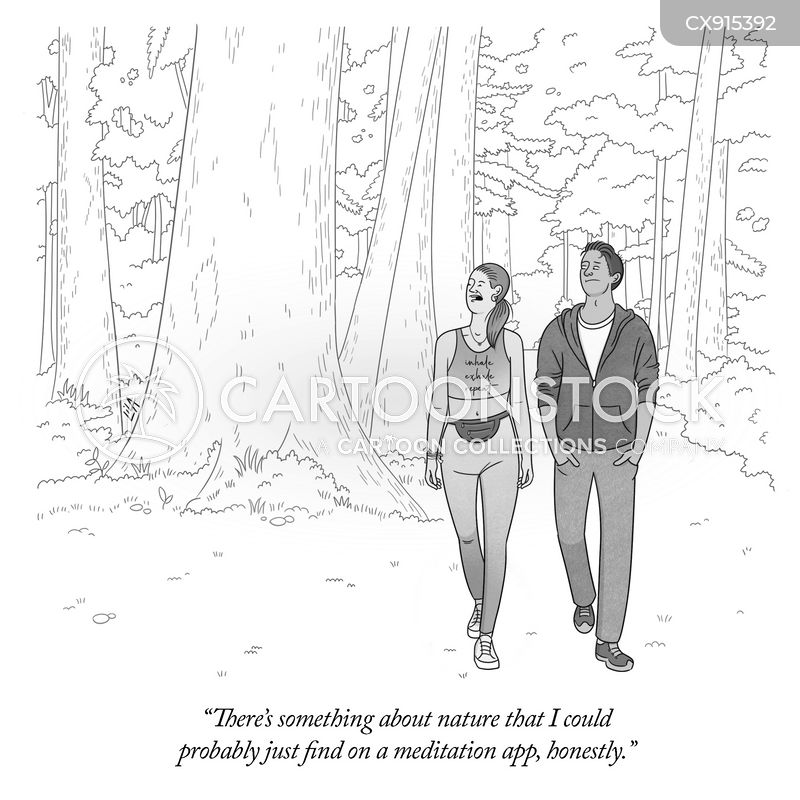 Nature Walk Cartoons and Comics - funny pictures from CartoonStock