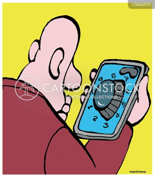 Mobile Pin Numbers Cartoons and Comics - funny pictures from CartoonStock