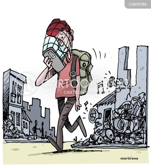 Focused On Phone Cartoons and Comics - funny pictures from CartoonStock