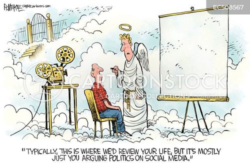 Social Media Debate Cartoons and Comics - funny pictures from CartoonStock