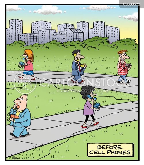 Pre-cell Phone Era Cartoons and Comics - funny pictures from CartoonStock