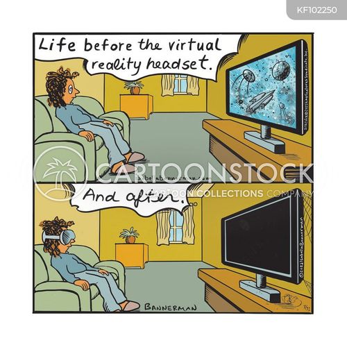 Virtual Reality Goggles Cartoons and Comics - funny pictures from ...