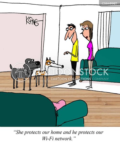 Digital Protection Cartoons and Comics - funny pictures from CartoonStock