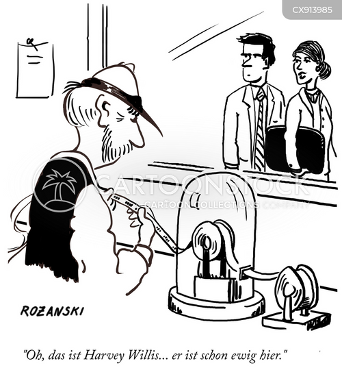 Cartoons und Karikaturen mit Weiterentwicklung