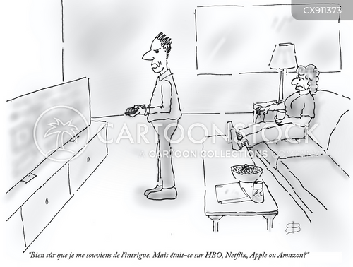 Dessins humoristique et caricaturés avec Binge-watch