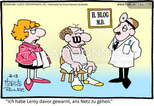 Cartoons und Karikaturen mit Das Netz