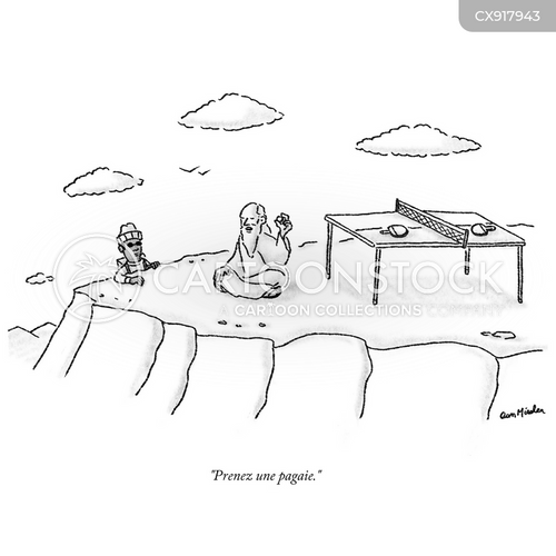 Dessins humoristique et caricaturés avec Ping-pong