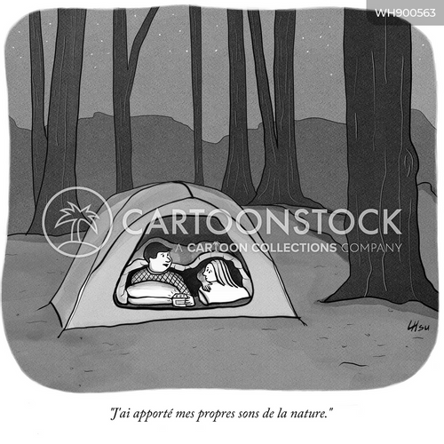 Dessins humoristique et caricaturés avec Camping Urbain