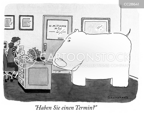 Cartoons und Karikaturen mit Nashornvogel