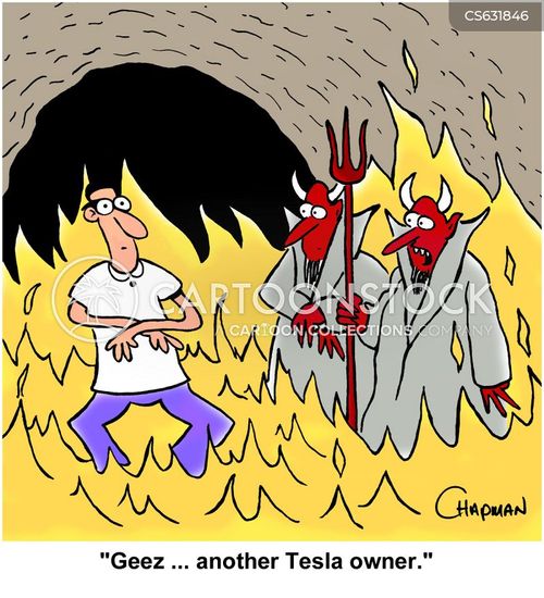 Teslas Cartoons and Comics - funny pictures from CartoonStock