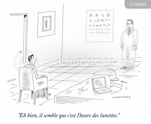 Dessins humoristique et caricaturés avec Test De La Vue