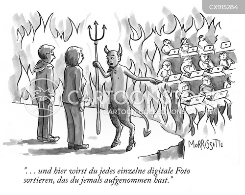 Cartoons und Karikaturen mit Ewige Strafe