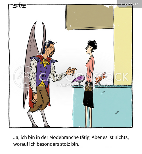 Cartoons und Karikaturen mit Psychedelische Mode
