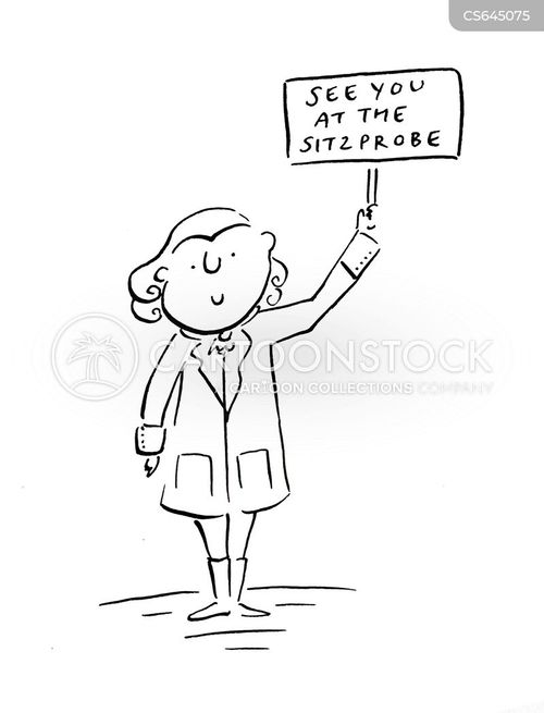 Cast And Orchestra Cartoons and Comics - funny pictures from CartoonStock
