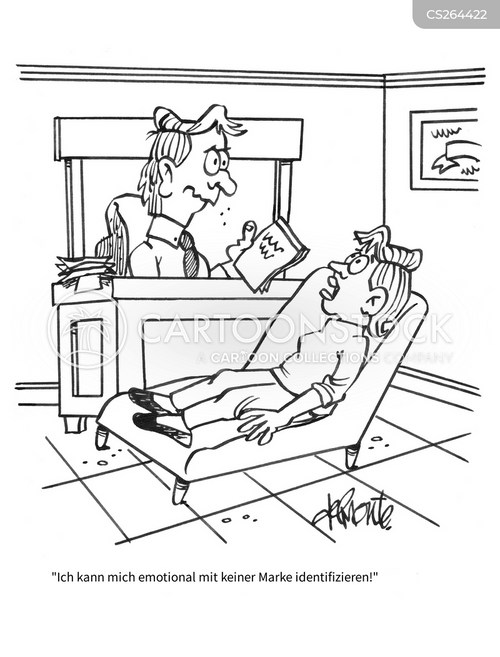 Cartoons und Karikaturen mit Emotionales Marketing