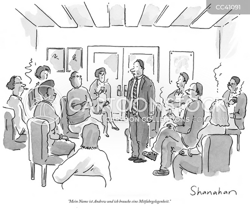 Cartoons und Karikaturen mit Reha