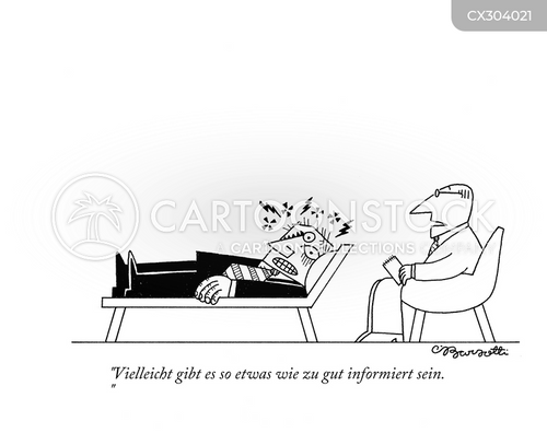 Cartoons und Karikaturen mit Zu Viele Informationen (tmi)