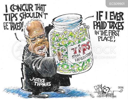 Clarence Thomas Cartoons and Comics - funny pictures from CartoonStock