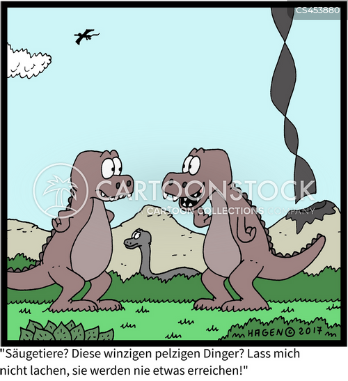 Cartoons und Karikaturen mit Brieftiere