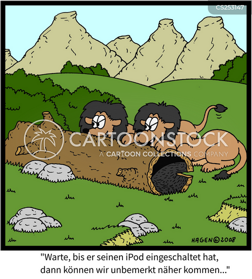 Cartoons und Karikaturen mit Schleichen Sich An