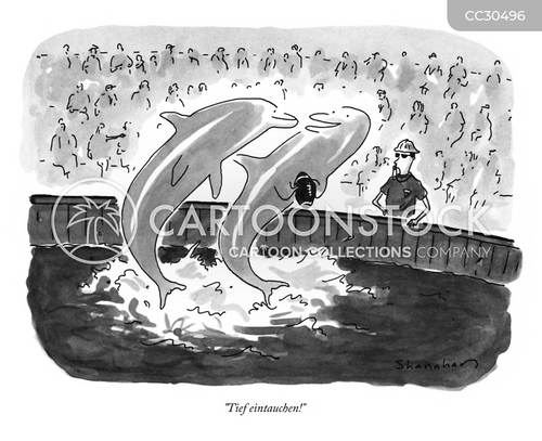 Cartoons und Karikaturen mit End Zone