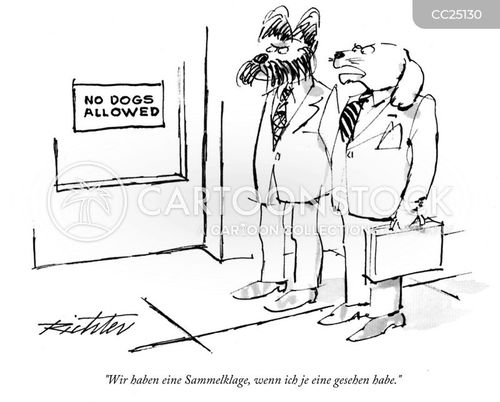 Cartoons und Karikaturen mit Restitution