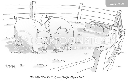 Cartoons und Karikaturen mit Wildschwein