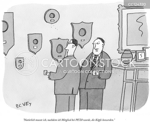 Cartoons und Karikaturen mit Jagdgeschichte