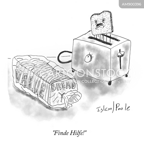 Cartoons und Karikaturen mit Overhead-display