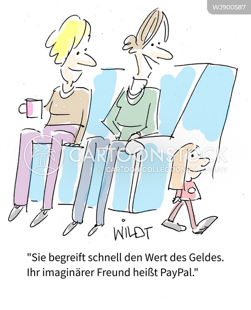 Cartoons und Karikaturen mit Kleinkind