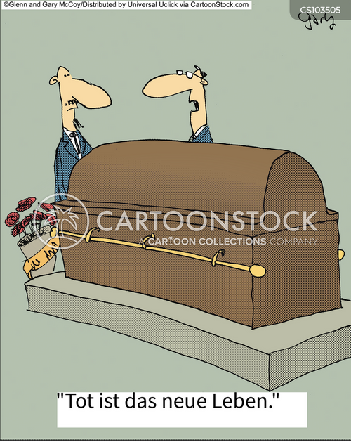 Cartoons und Karikaturen mit Lebendig Tot