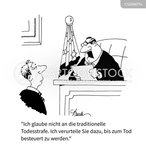 Cartoons und Karikaturen mit Anti-todesstrafe