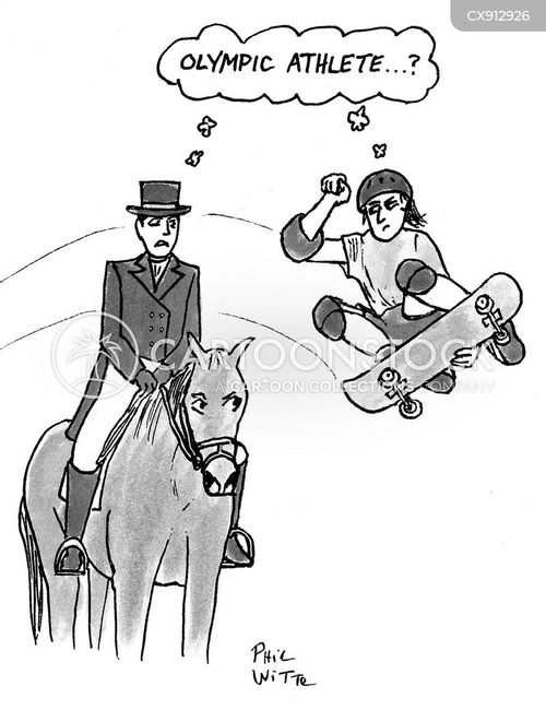 Olympic Event Cartoons and Comics - funny pictures from CartoonStock