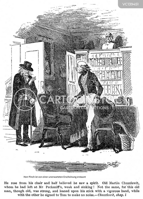 Cartoons und Karikaturen mit Anthony Chuzzlewit