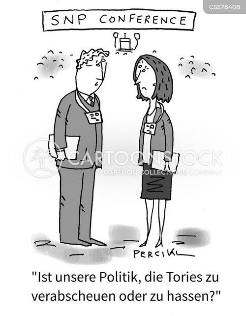 Cartoons und Karikaturen mit Snp