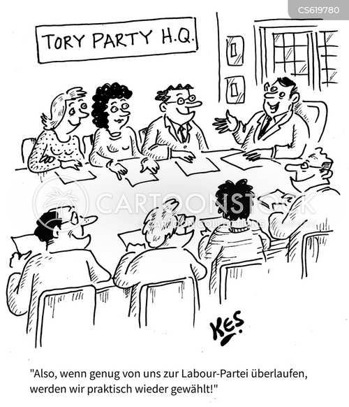 Cartoons und Karikaturen mit Die Labour Party