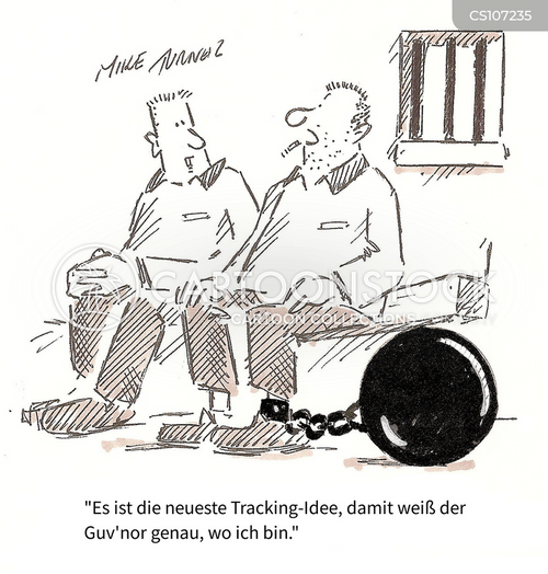 Cartoons und Karikaturen mit Tracking-technologie