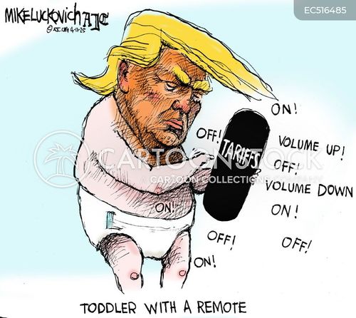 Toddler Trump Cartoons and Comics - funny pictures from CartoonStock