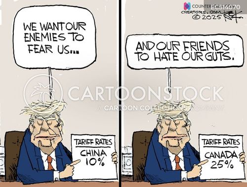 10% Tariff Cartoons and Comics - funny pictures from CartoonStock