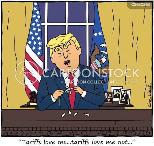 Tariffs Cartoons and Comics - funny pictures from CartoonStock
