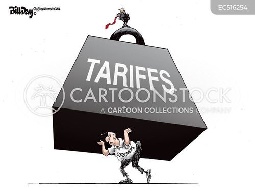 Tariffs Cartoons and Comics - funny pictures from CartoonStock