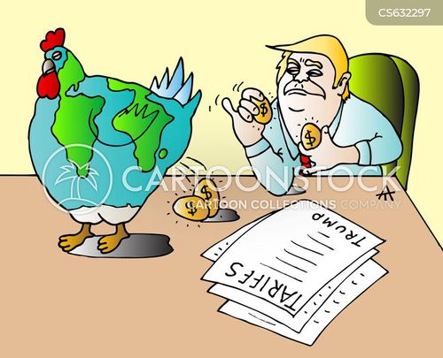 Trump Chicken Cartoons and Comics - funny pictures from CartoonStock