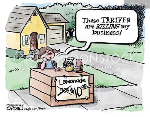 Tariff Complaint Cartoons and Comics - funny pictures from CartoonStock