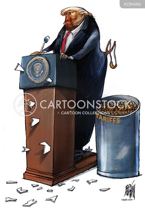 Tariff Impacts Cartoons and Comics - funny pictures from CartoonStock