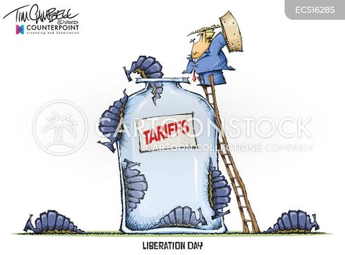 Tariffs Cartoons and Comics - funny pictures from CartoonStock