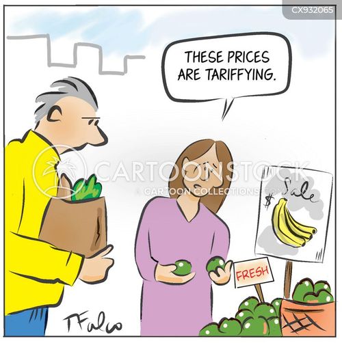 Tariffying Cartoons and Comics - funny pictures from CartoonStock