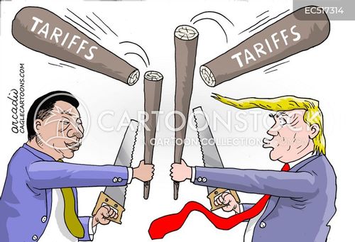 Tariff Barriers Cartoons and Comics - funny pictures from CartoonStock
