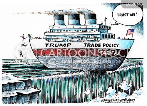 Trump Trade Policy Cartoons and Comics - funny pictures from CartoonStock